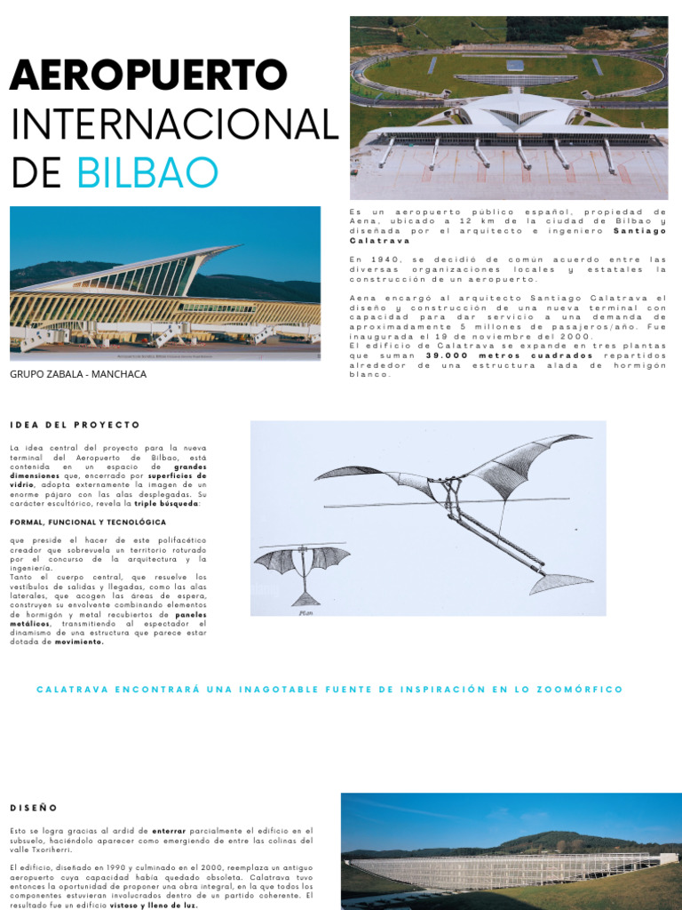 Aeropuerto de Bilbao | PDF | Hormigón | Puente