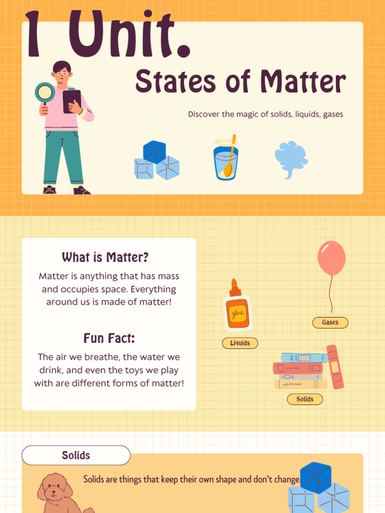 States of Matter Unit 1 | Download Free PDF | Gases | Liquids