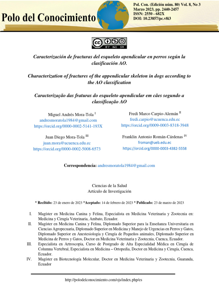 Miguel Andrés Mora-Tola Fredi Marco Carpio-Alemán | PDF | Articulación ...
