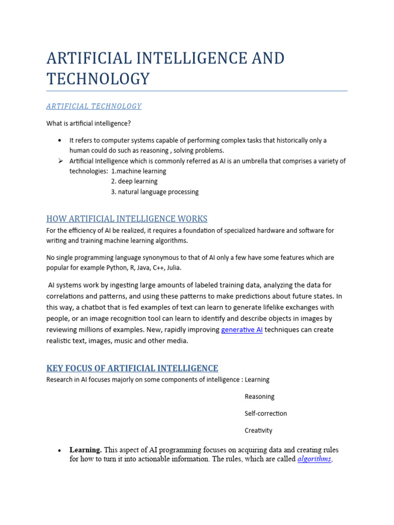 Understanding Artificial Intelligence | PDF | Artificial Intelligence ...