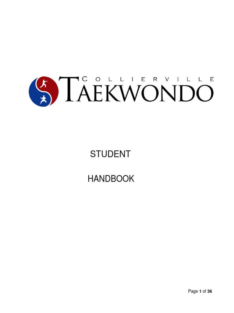 CTKD Hand Book | Download Free PDF | Taekwondo