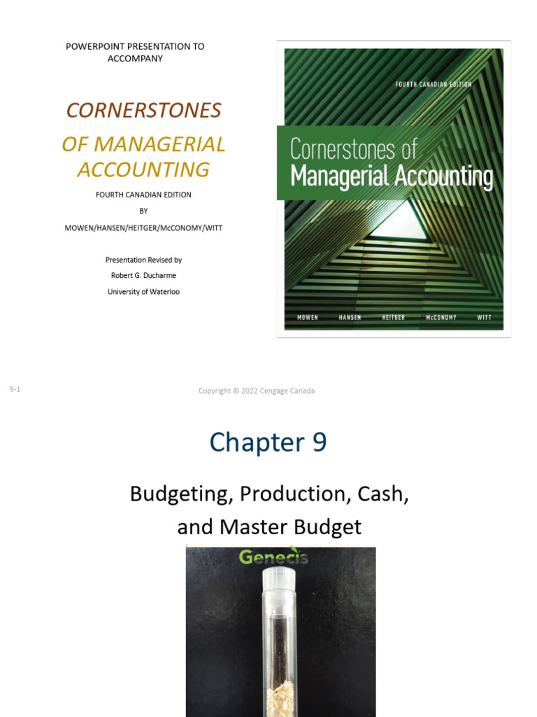 C09 Instr PPT Mowen4Ce | PDF | Expense | Cost Of Goods Sold