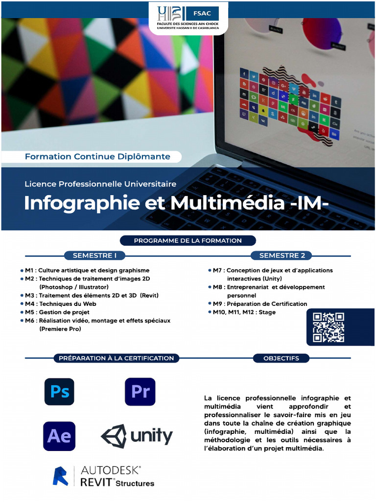 FSAC LP Infographie Et Multimedia | PDF