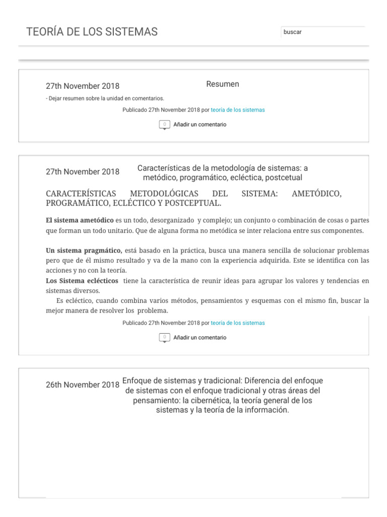 Teoría de Los Sistemas S | Descargar gratis PDF | Sistema | Teoría