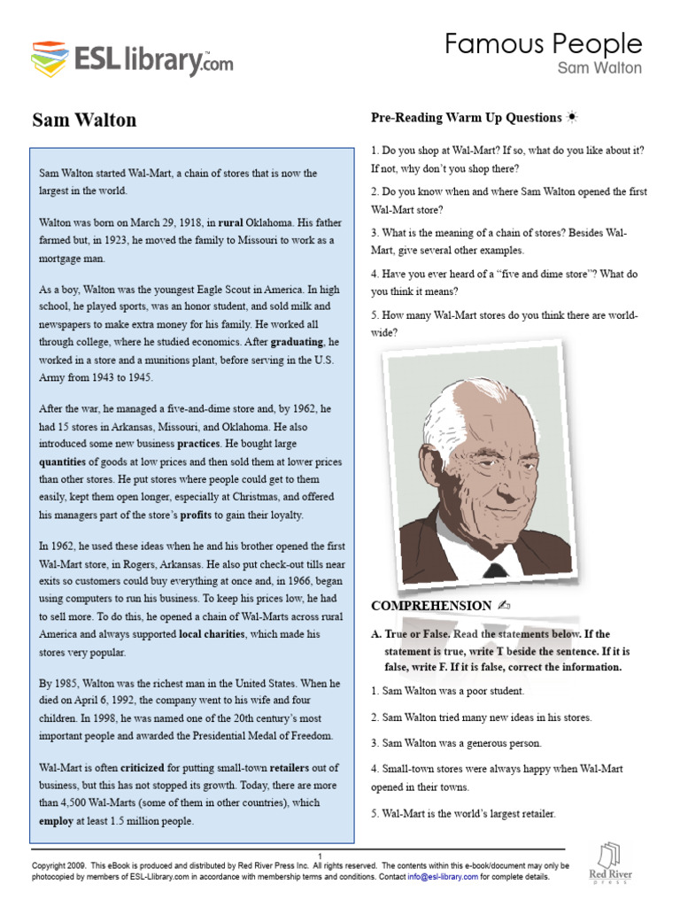 sam walton | PDF | Walmart | Business