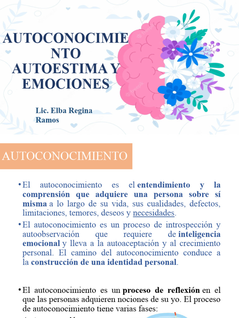 Reflexión sobre Autoconocimiento | PDF