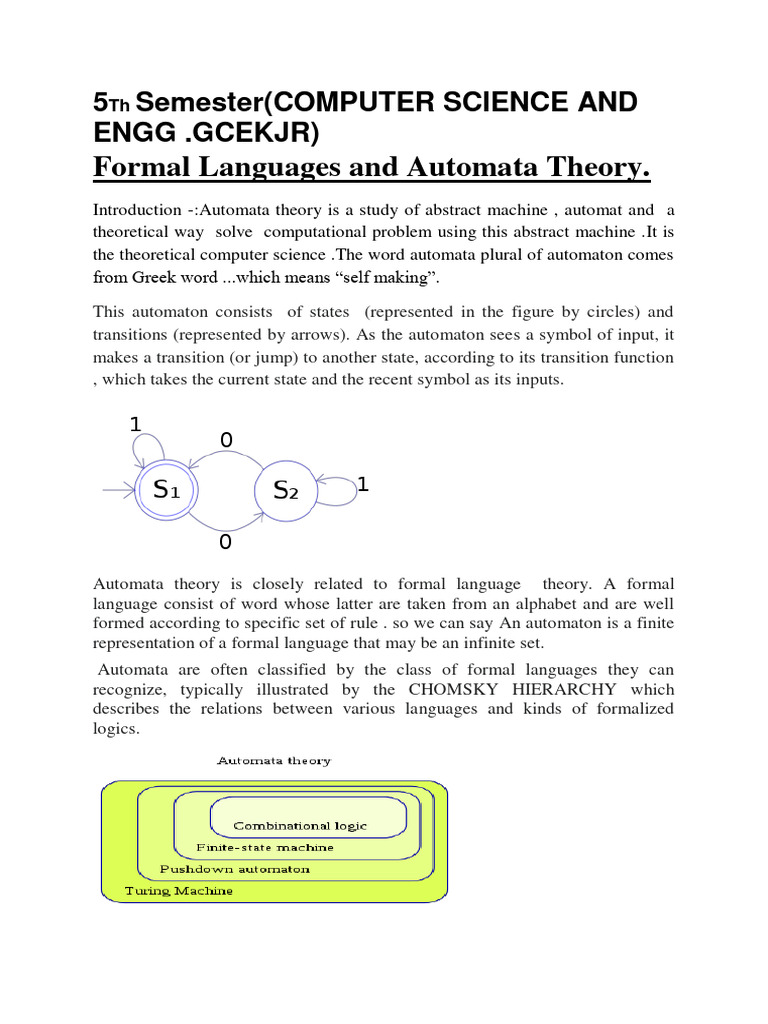 FLAT KJR | PDF | Automata Theory | String (Computer Science)