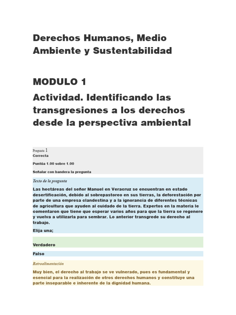 Derechos Humanos, Medio Ambiente y Sustentabilidad | PDF | Ciencias de la Tierra | Entorno natural