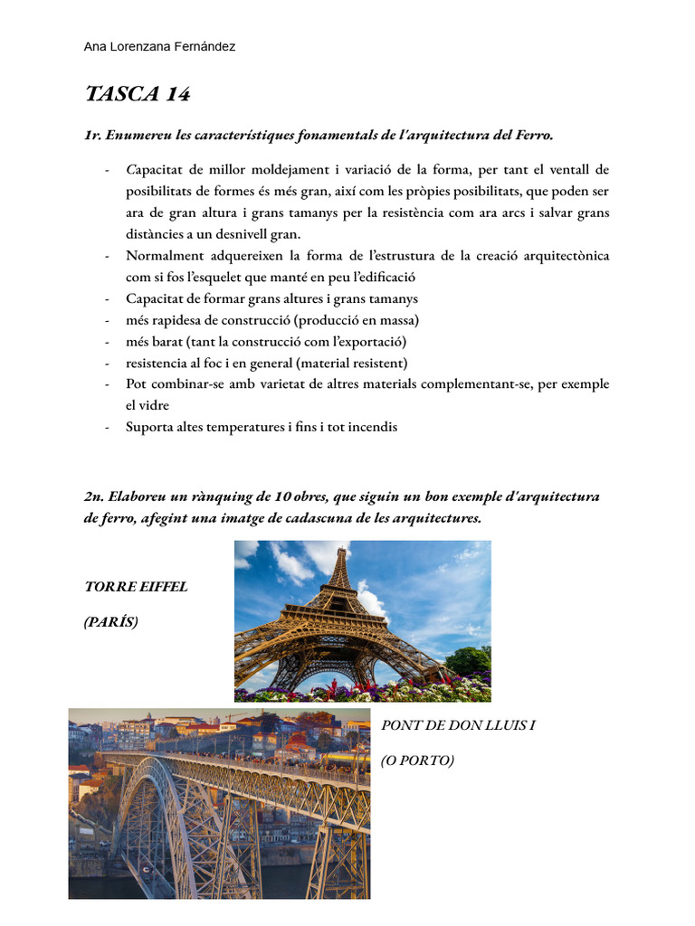 Tasca Torre Eiffel | PDF