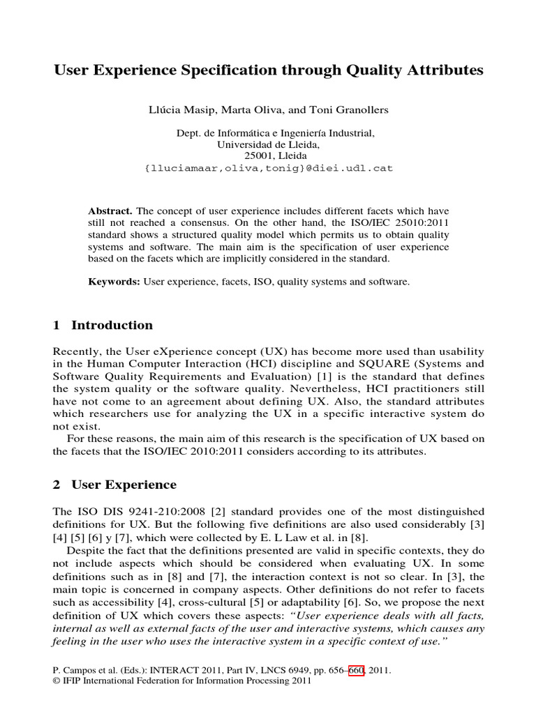 978-3-642-23768-3_106 | PDF | User Experience | Usability