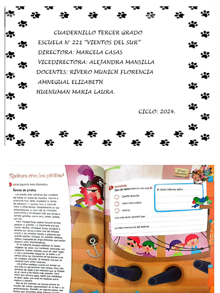 Cuadernillo Tercer Grado