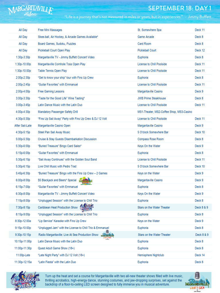 New Daily Program Sept 18 9 VF | PDF