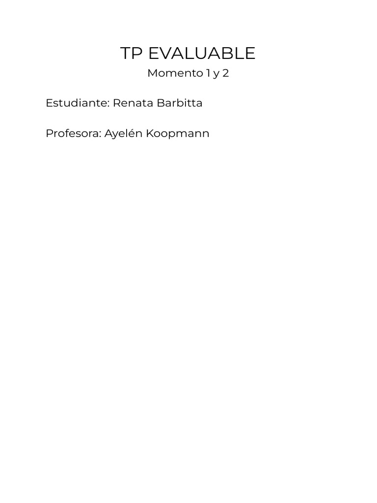 TP Evaluable-Barbitta | PDF
