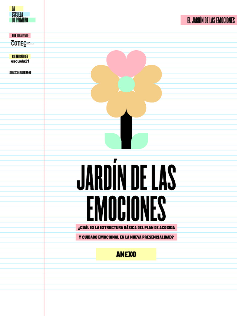 E2 R10 Anexo Jardin de Las Emociones DEF | PDF | Las emociones | Amor