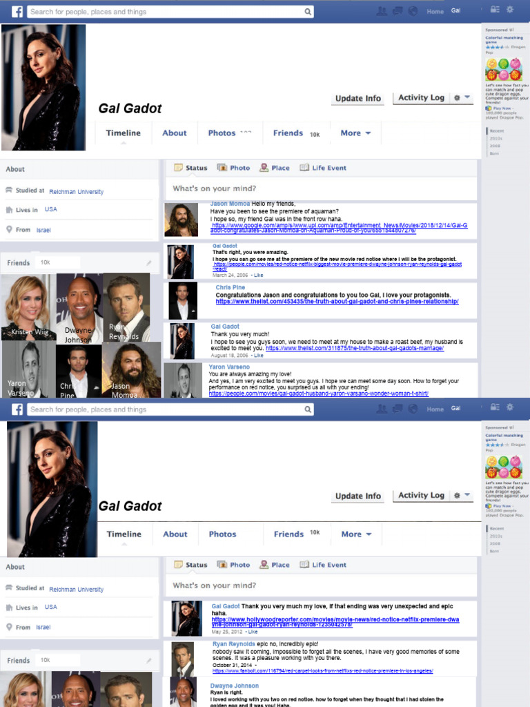 Facebook Project Gal Gadot New | PDF