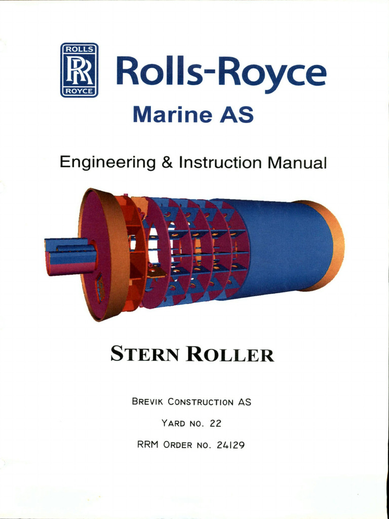 F-01 Rodillo-Rollo Popa y Lubricadotra Automática (RRM Stern Roller) | PDF