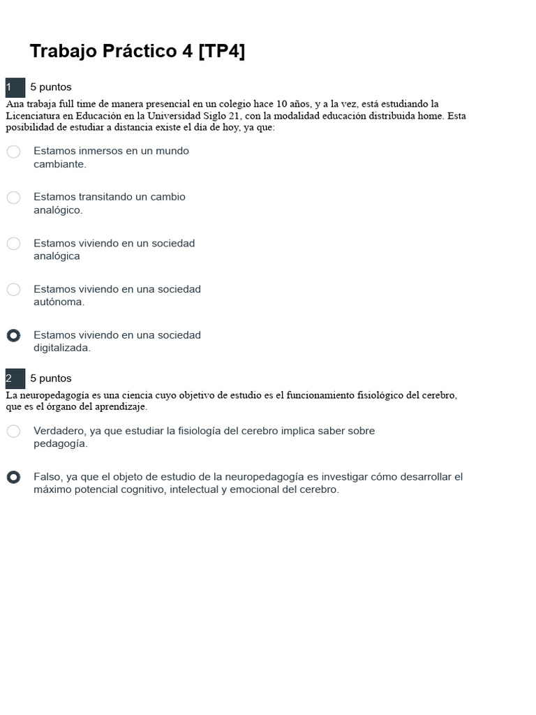 TP4 Aprender96.67% | PDF | Aprendizaje | Salón de clases