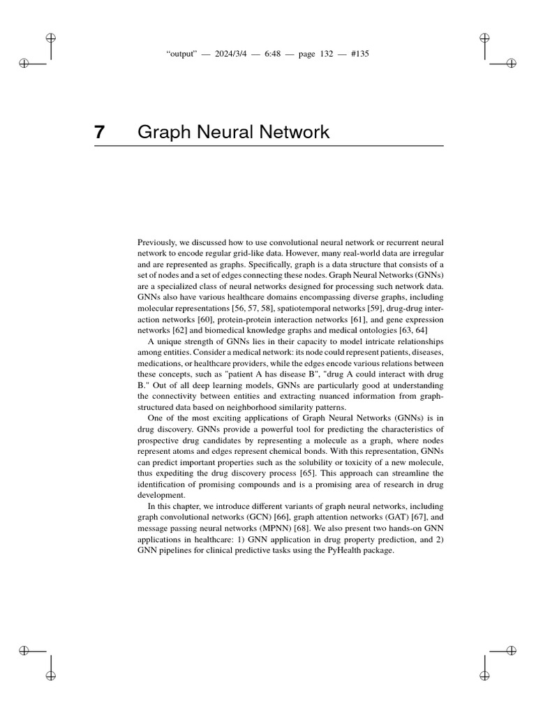 Chap7 GNN (20240229) - DL4H Practioner Guide | PDF | Artificial Neural Network | Computer Vision
