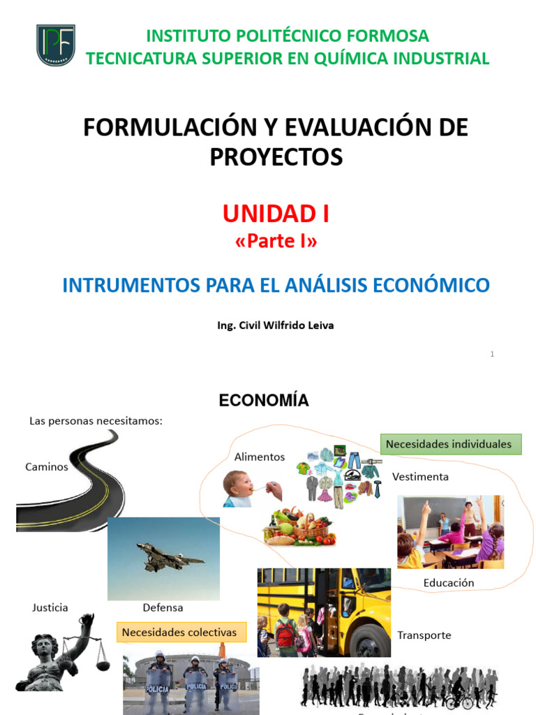 Unidad I - Parte 1 - 2024 - 240414 - 175942 | PDF | Bienes | Macroeconómica