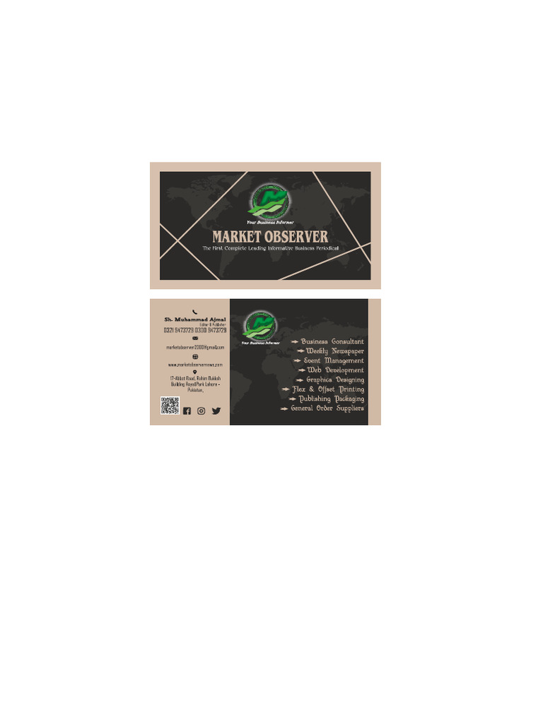 Market Observer Card | PDF