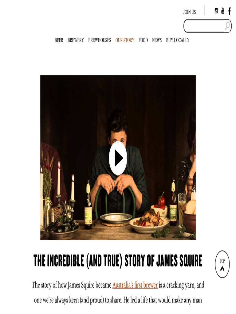 The Incredible (And True) Story of James Squire | PDF | Brewery ...