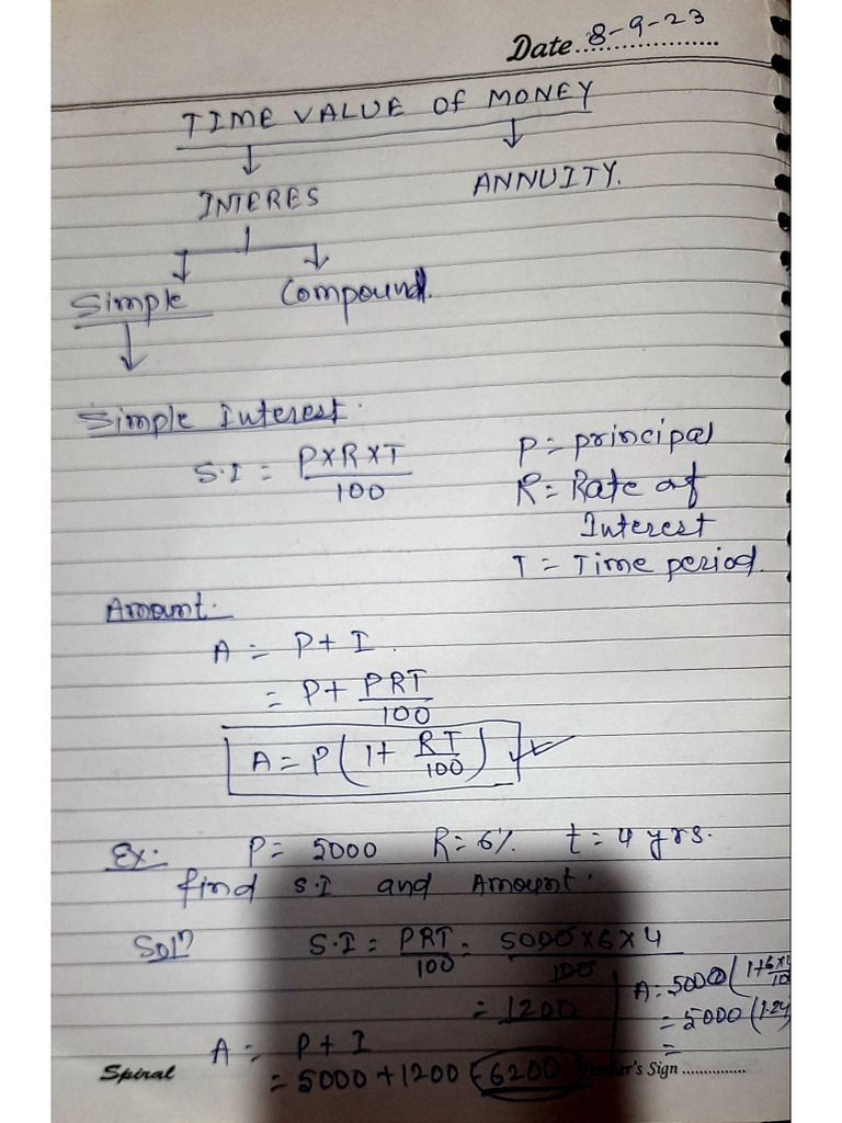 Interest and Annuity | PDF