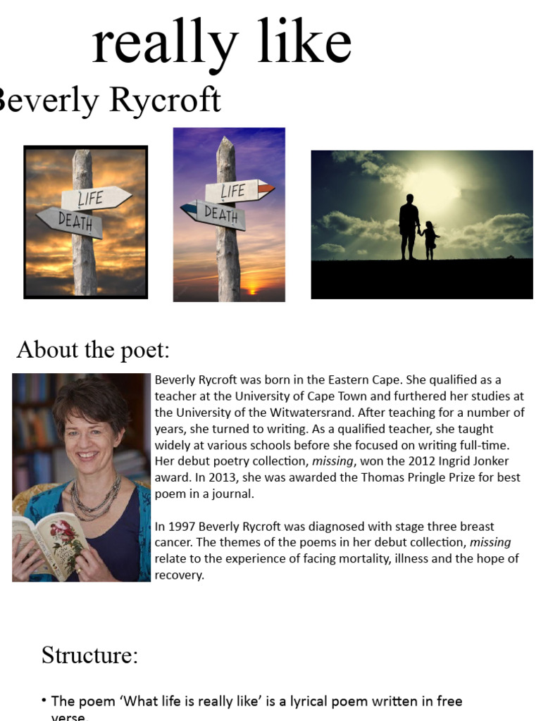 What Life Is Really Like | PDF | Poetry