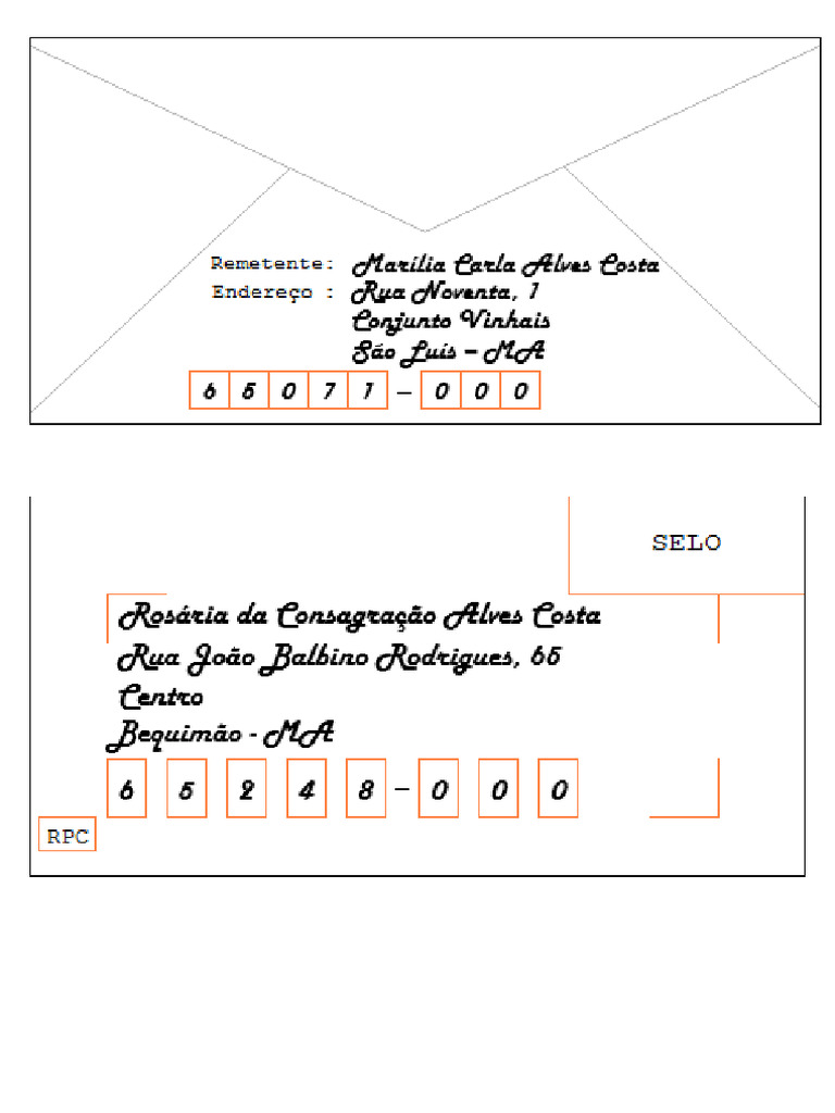 Modelo Carta | PDF