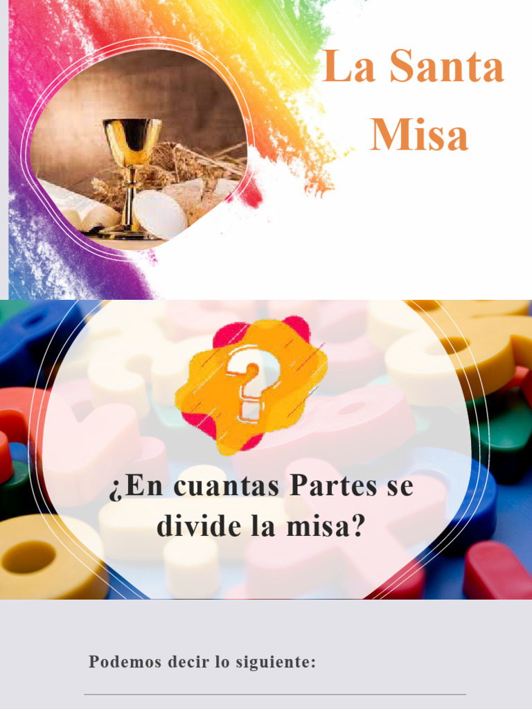 Estructura Misa | PDF | Adoración Cristiana Y Liturgia