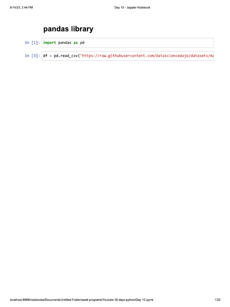 Python Day 15 Notes | PDF