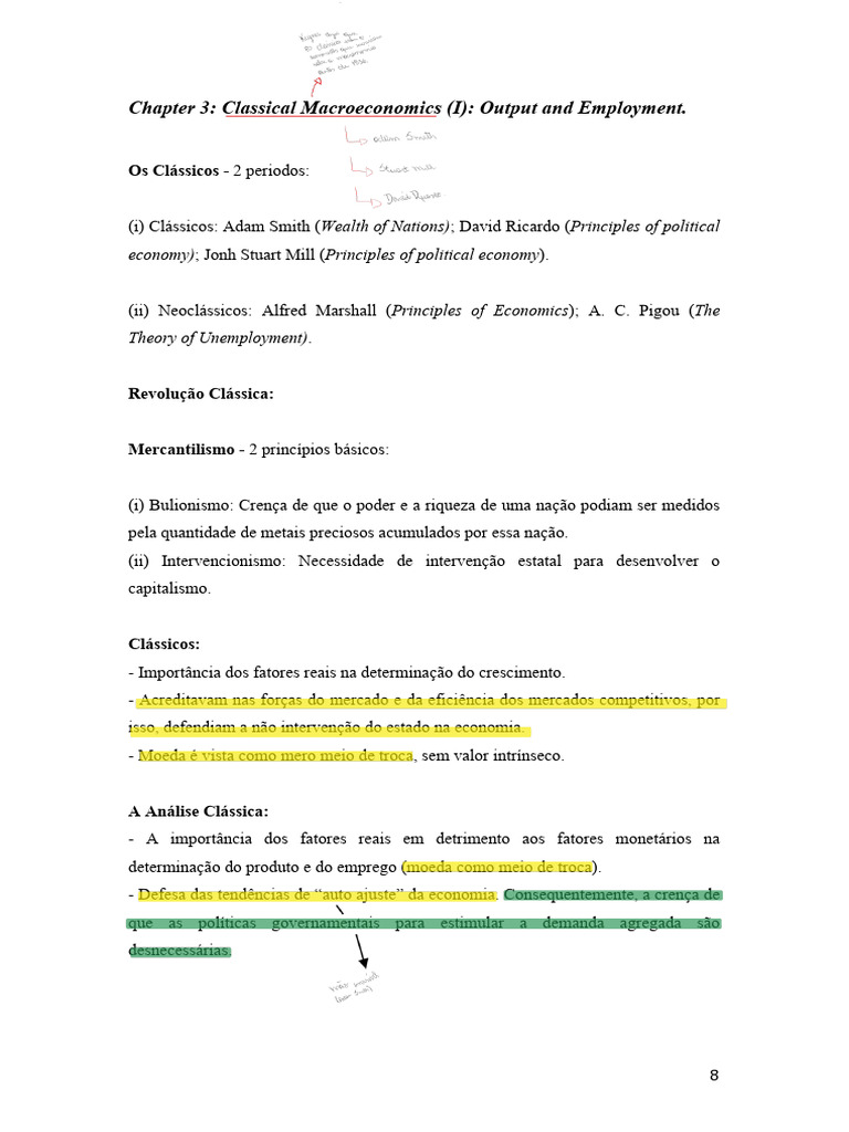 Resumos - Froyen (Macroeconomia) Cap 3 Ao 10 - 24032 - 240325 - 172138 ...