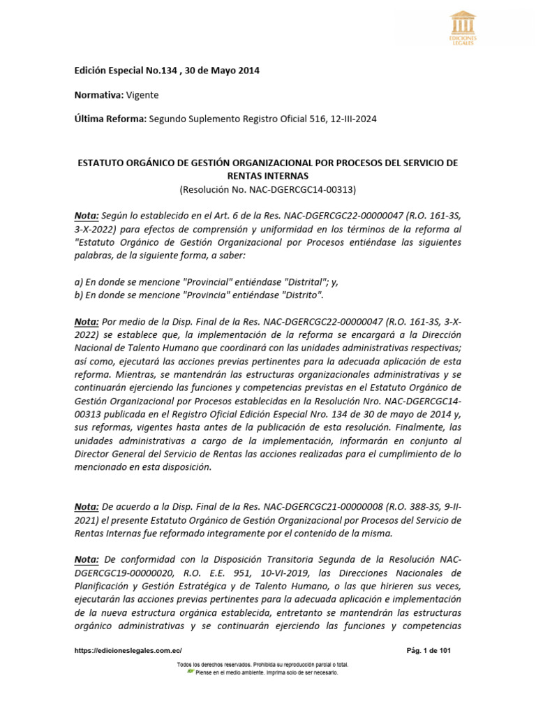 Completossinconcordanciaspdf1072018 - Estatuto Orgã Nico de Gestiã N Organizacio | PDF | Calidad ...