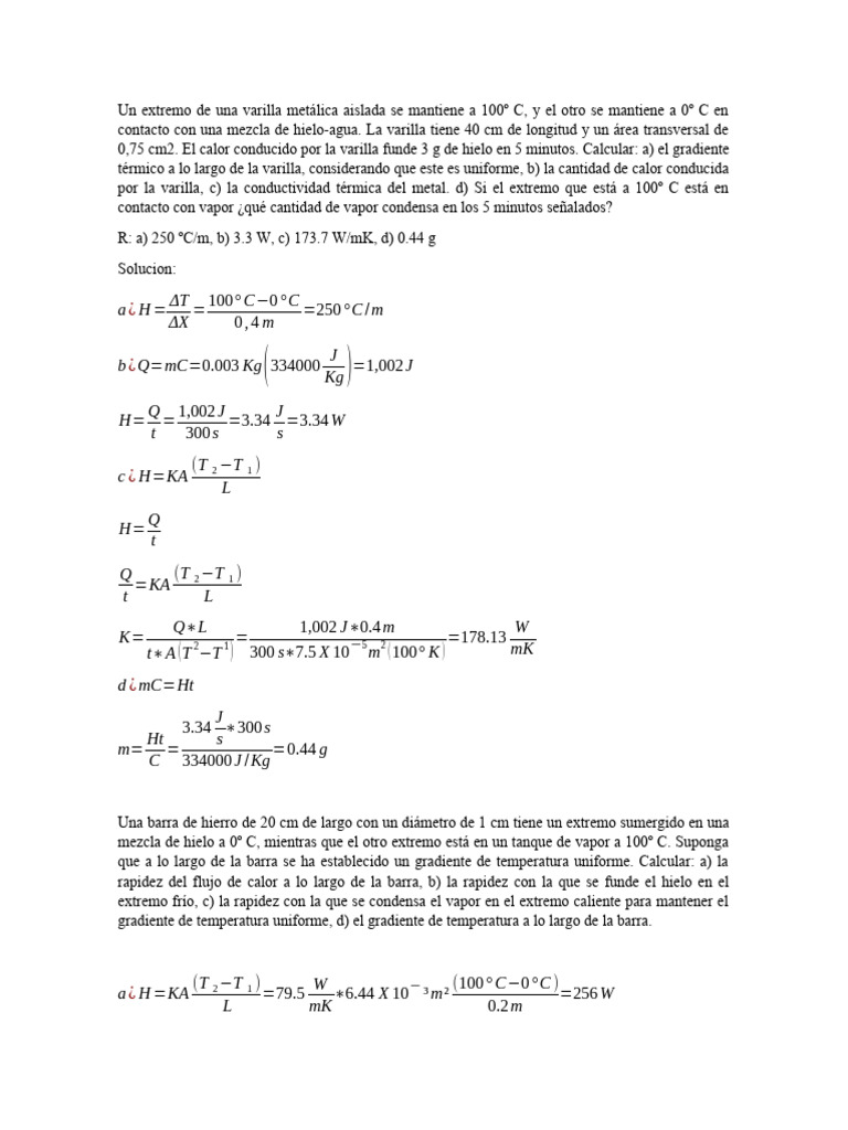 Transferencia de Calor | PDF | Calor | Conduccion termica