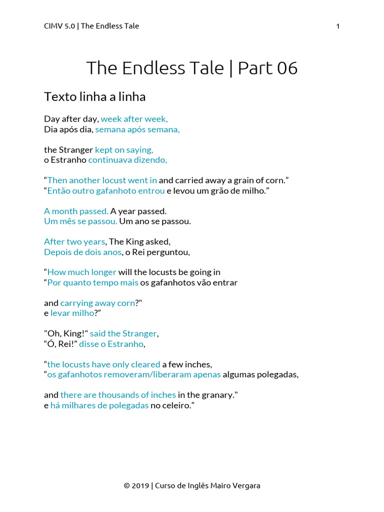 The Endless Tale: Locusts and Time | PDF | Business | Technology ...