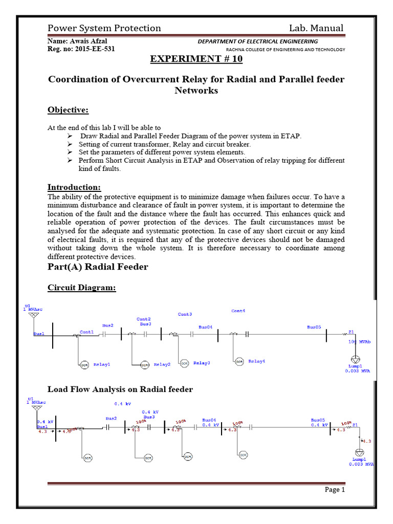Lab 10 | PDF | Electromagnetism | Power Engineering