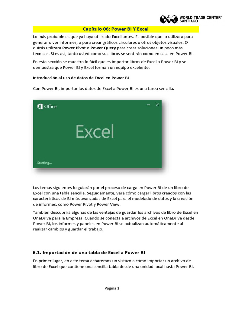 Importar Excel a Power BI Fácilmente | PDF | Microsoft Excel | Archivo de computadora