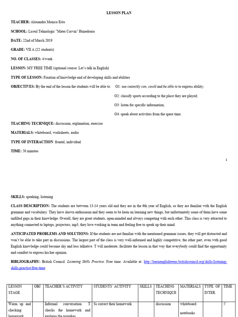 1 Plan 7 | PDF | Cognitive Psychology | Behavior Modification