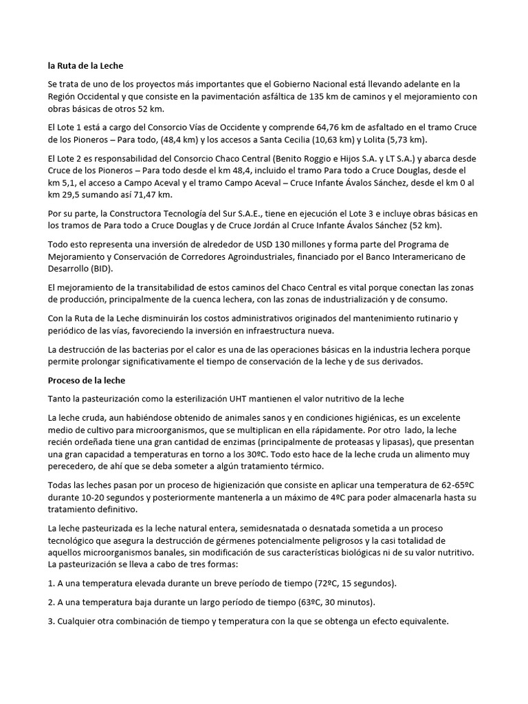 Investigacion Estela | PDF | Leche | Esterilización (Microbiología)