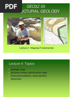 Outcrop Pattern and 3 Point Problem | PDF | Contour Line | Topography