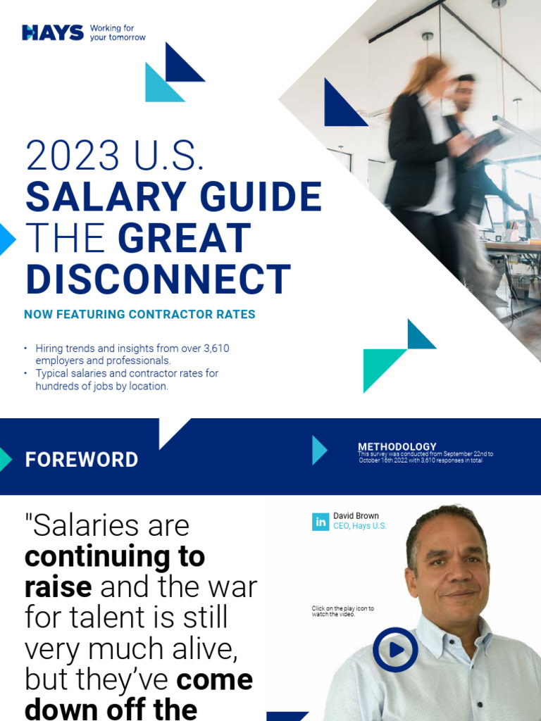 US Salary Guide 2023 | PDF | Employment | Salary