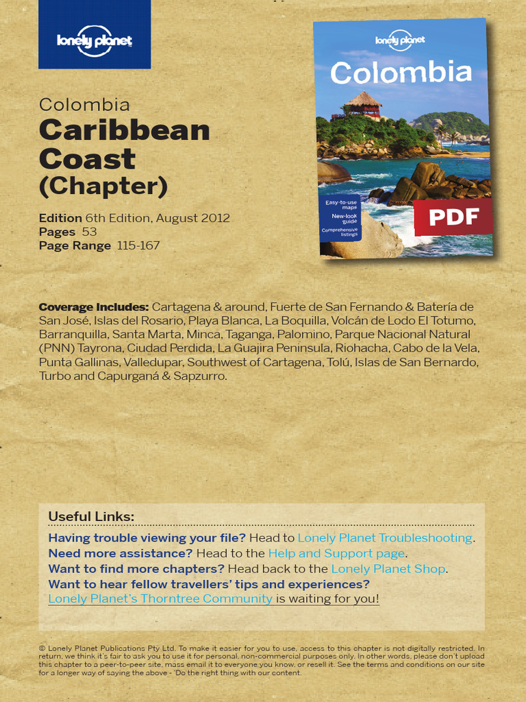 Colombia Caribbean Coast Guide | PDF