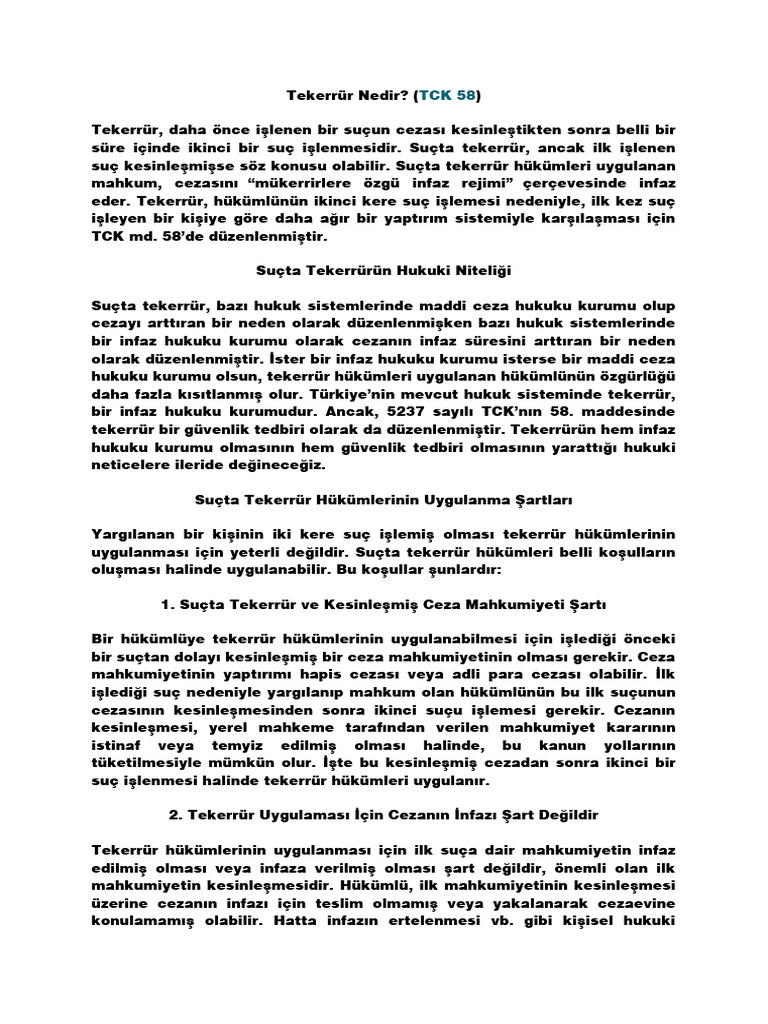 Tekerrür Nedir | PDF