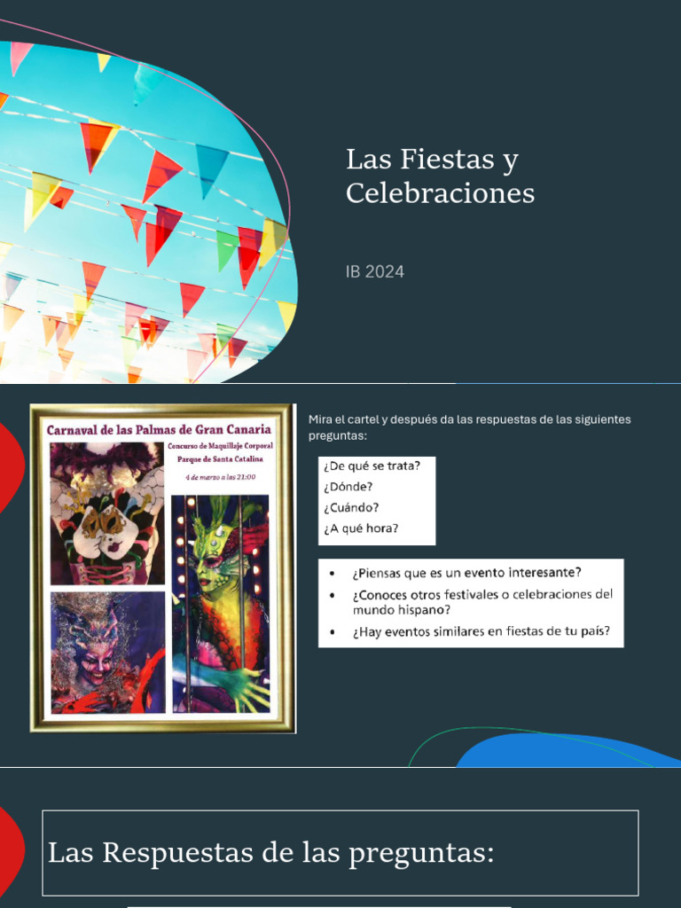 Las Fiestas y Celebraciones | PDF