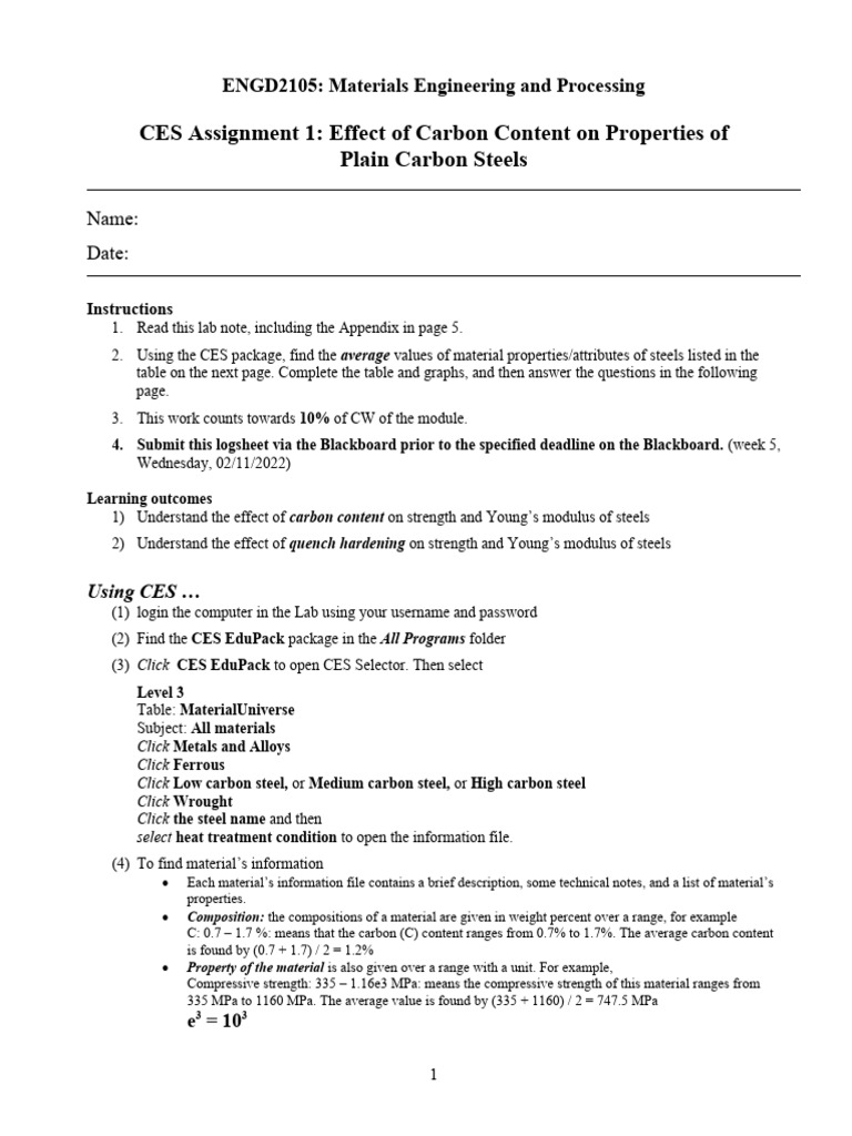 Ces 1 | PDF | Steel | Metals