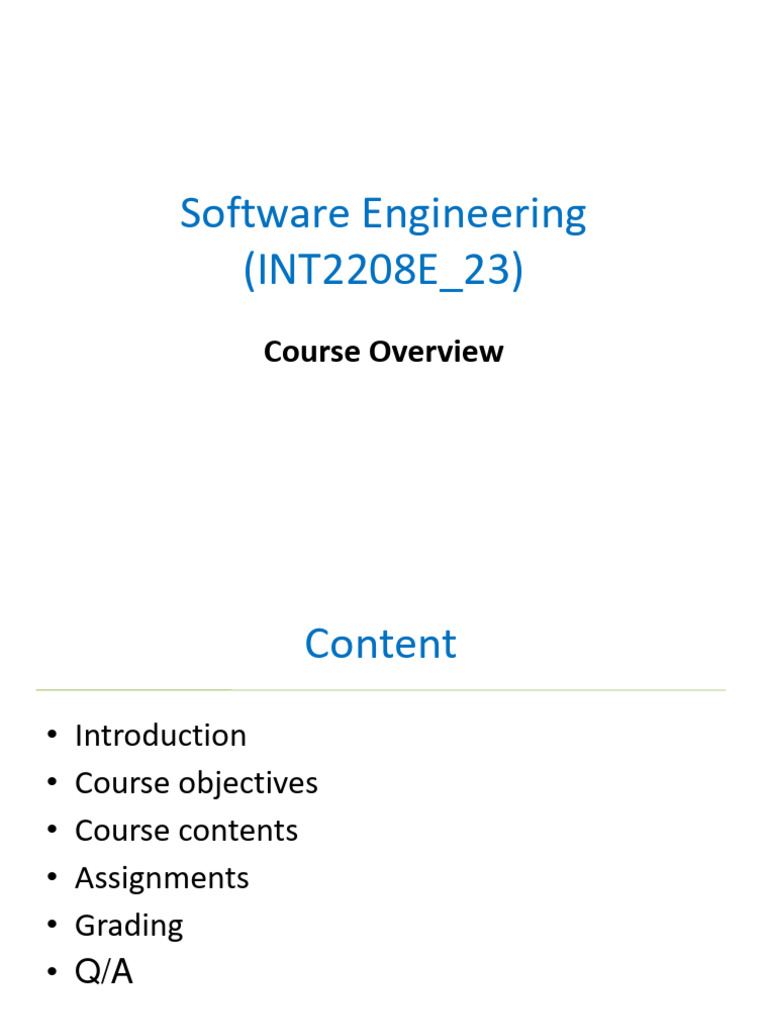 00-Course Overview | PDF | Software | Web Application