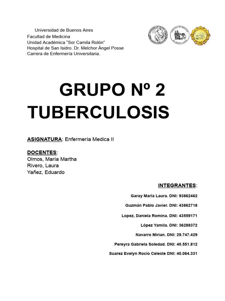 Tuberculosis 2 | PDF | Tuberculosis | Mycobacterium