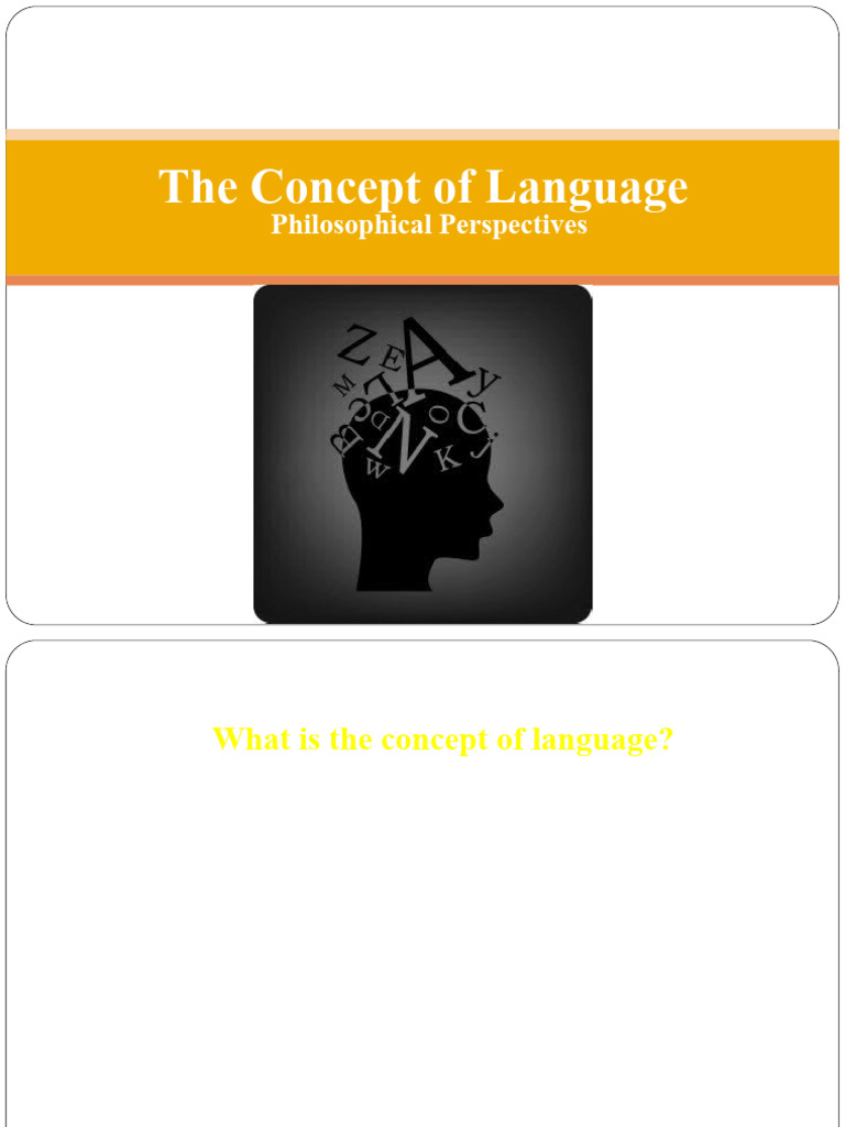 Philosophy and Concepts of Language | PDF | Linguistics | Semantics