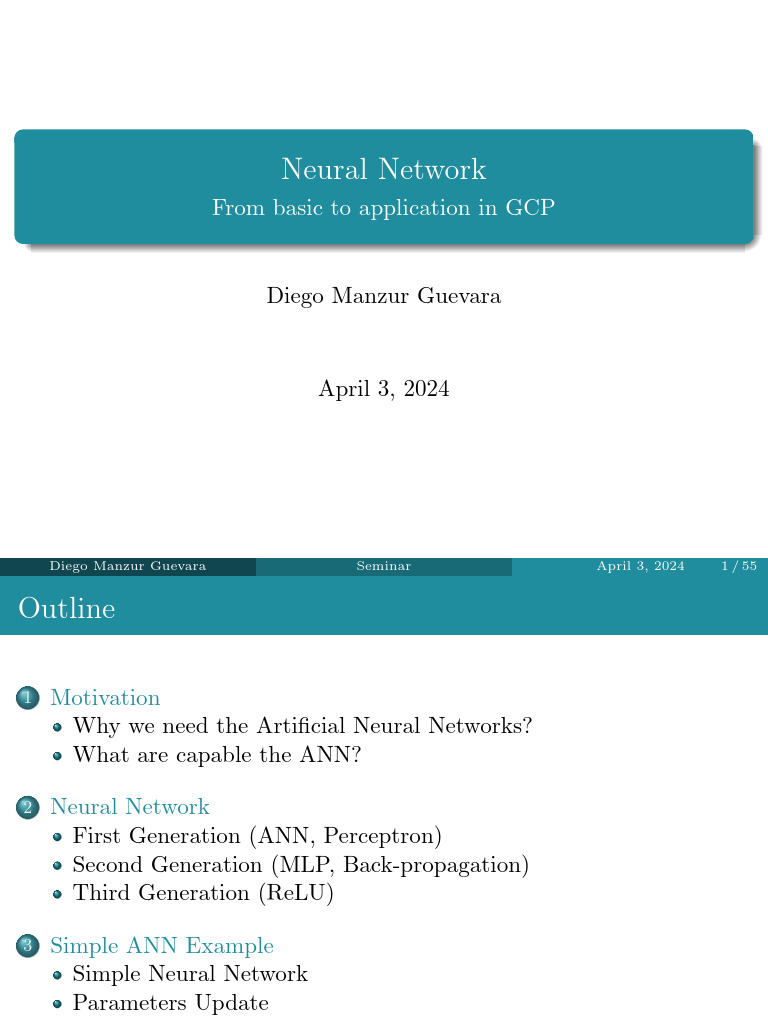 Neural Network Basic To Application | PDF | Artificial Neural Network | Applied Mathematics