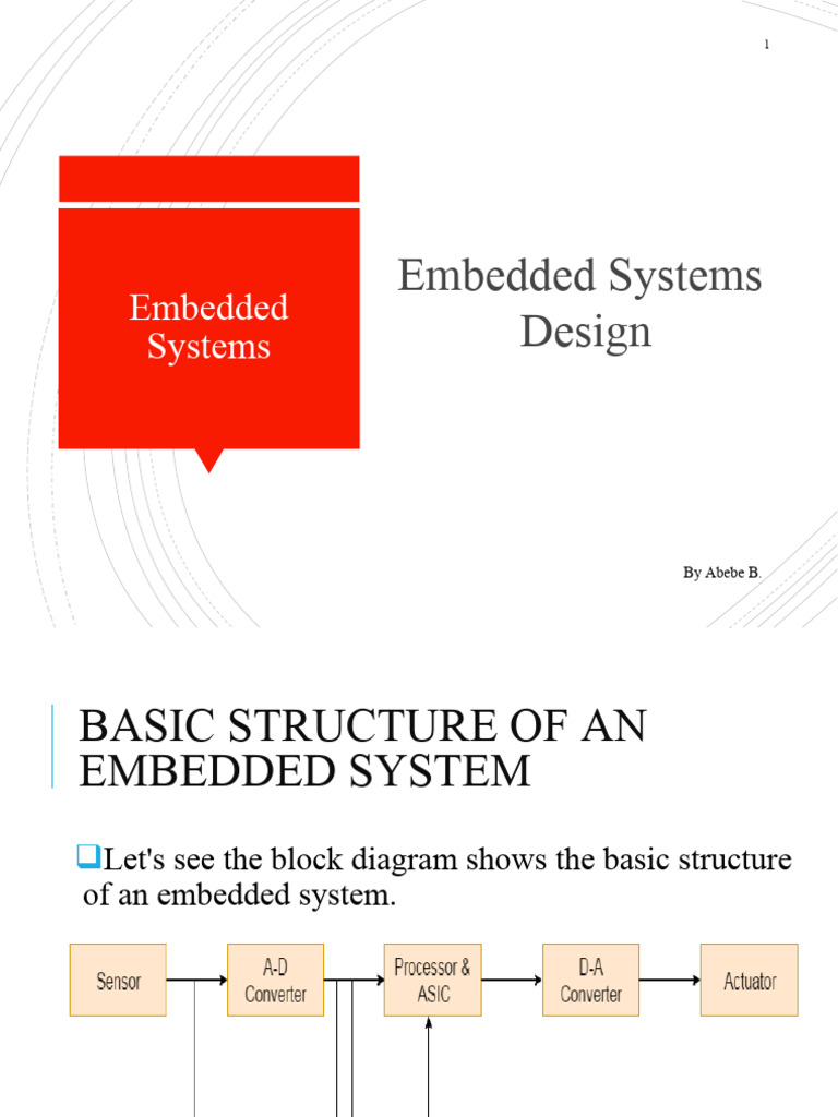 Embedded Systems Design | PDF | Integrated Circuit | Embedded System