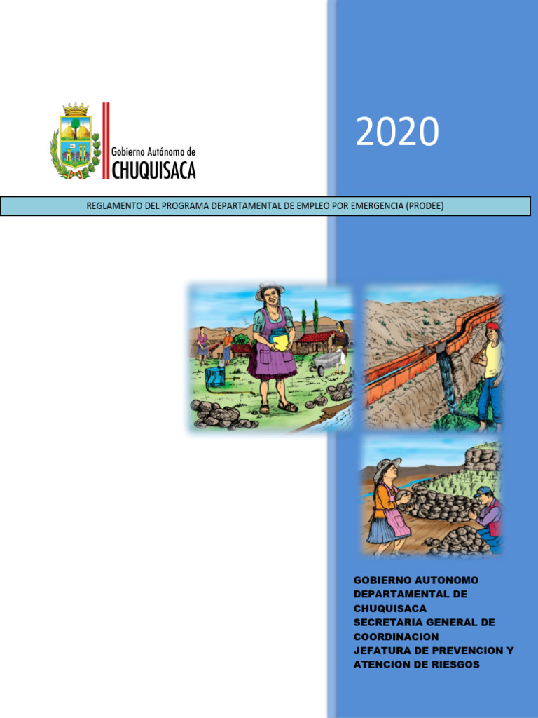 REGLAMENTO PRODEE 2020 Fenomeno Biologico | PDF | Presupuesto | Regulación
